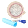 mdesiwst 4Pcs Ceramic Grinding Disc/Peeling Tube/Brush/Display Stand ...