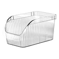 mdesiwst Kitchen Seasoning Organizer with Dividers Clear Plastic ...