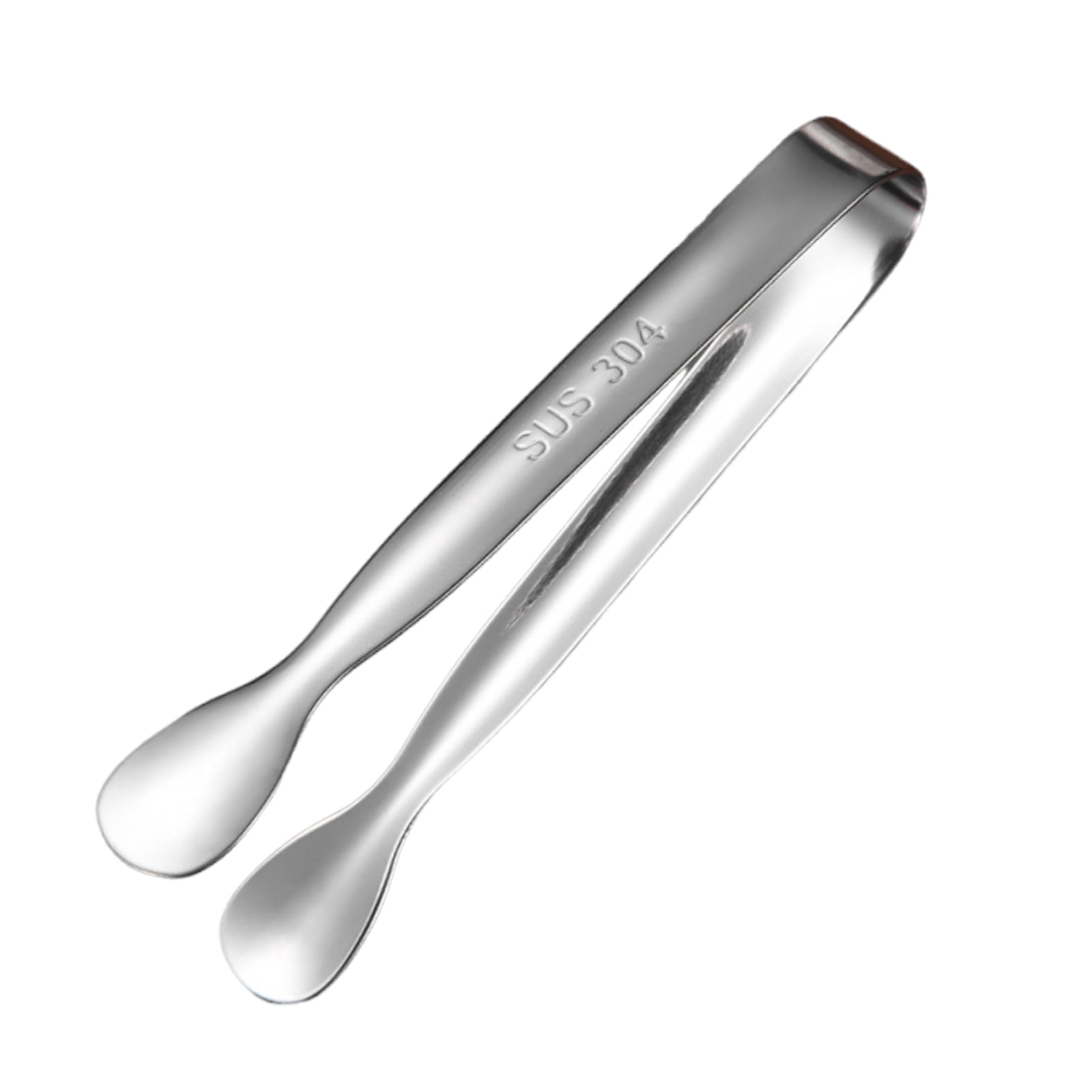 mdesiwst Stainless Steel Ice Tong Mini Sugar Cube Tong Heavy Duty Small ...