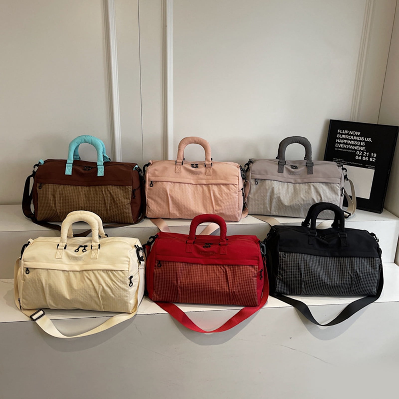 mdesiwst Women Gym Tote Duffle Bag with Wet Pocket And Shoe Compartment ...