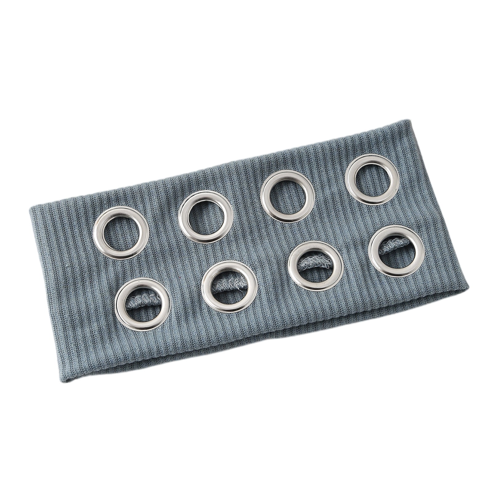 mdesiwst Women Hair Band Pure Color Metal Holes Decor Wide Hairband Gym ...