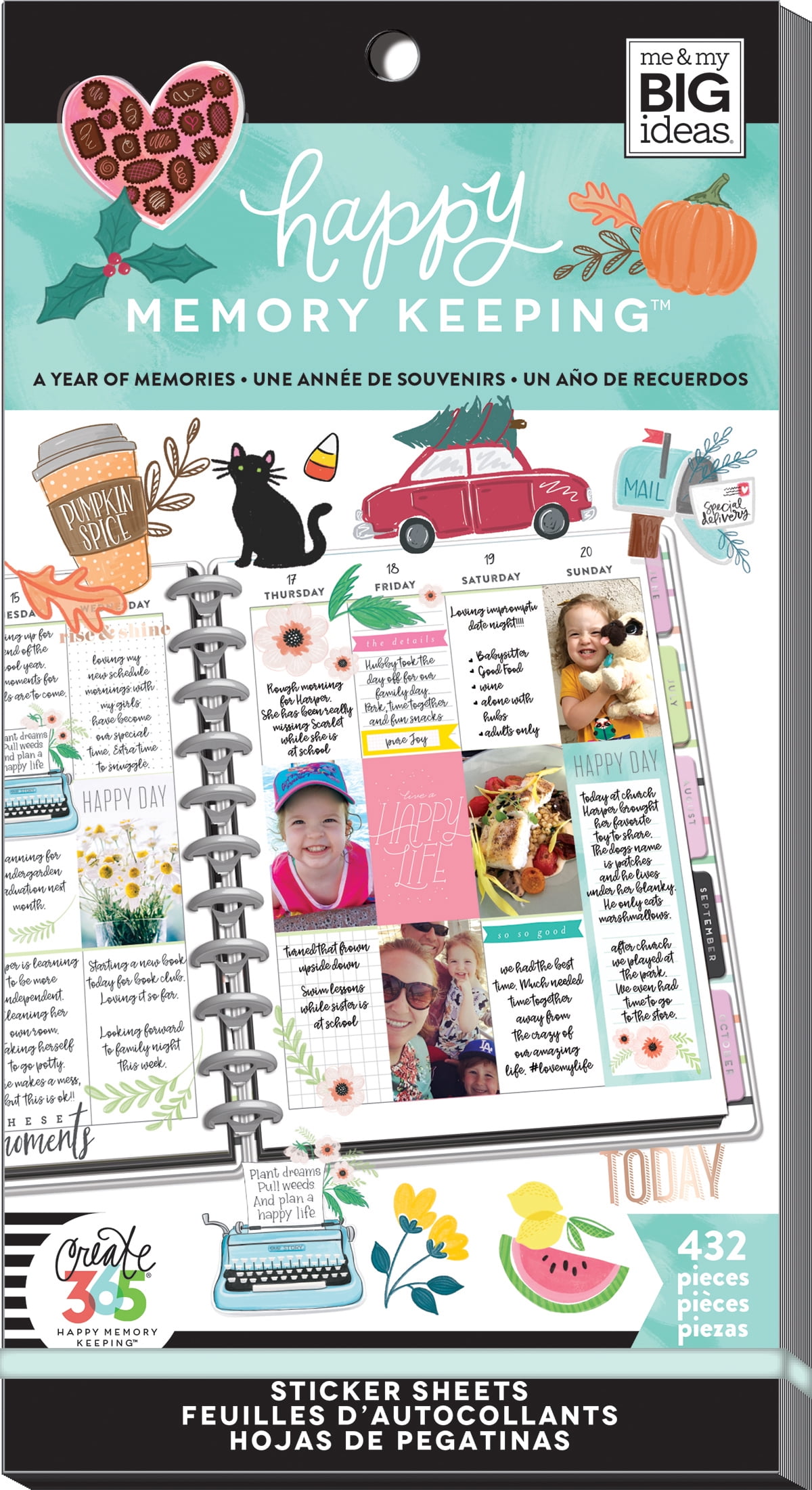 me & my BIG ideas Happy Memory Keeping Sticker Value Pack-A Year Of ...