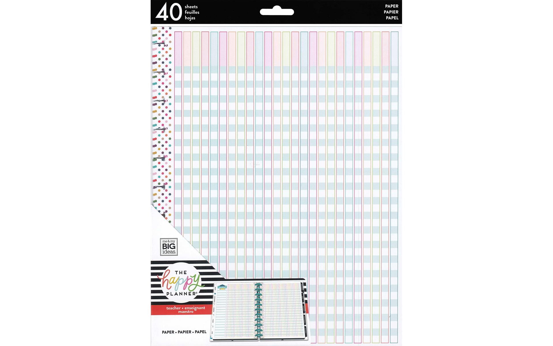 me & my BIG ideas Happy Planner Filler Paper Planners & Appointment ...