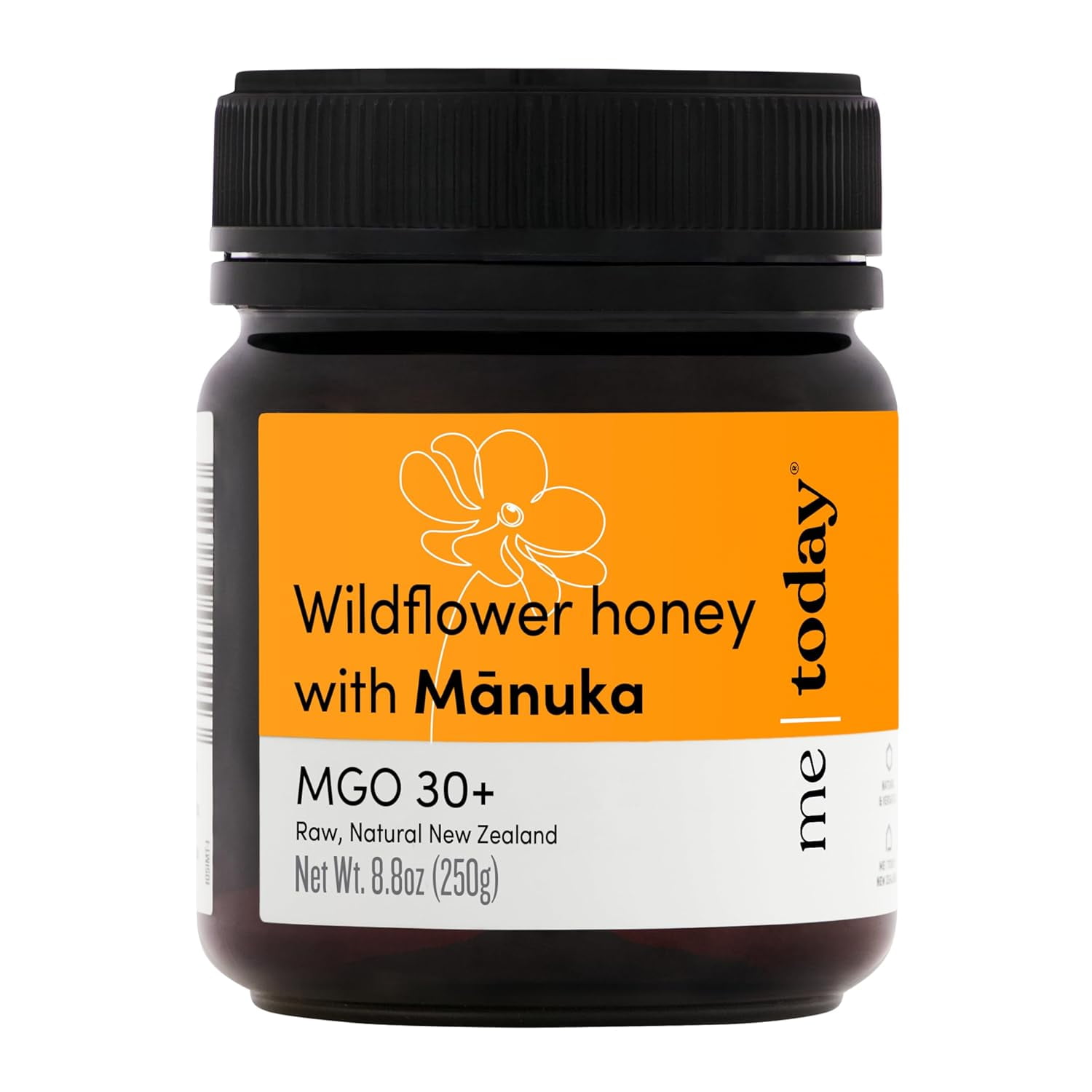me today - Wildflower MGO 30+ Manuka Honey Blend, New Zealand Honey (8.8oz) - Walmart.com