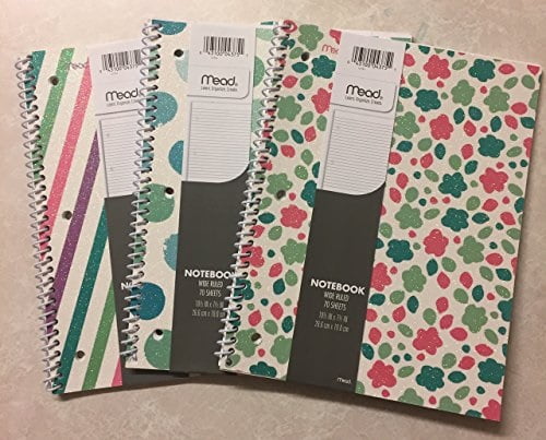 mead wide ruled 70 sheet notebook - Walmart.com