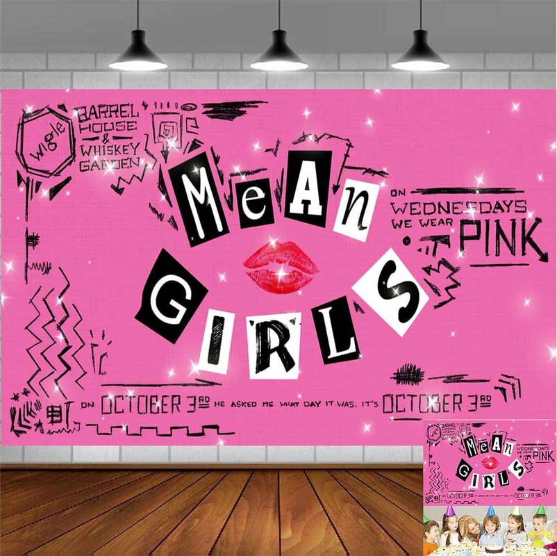 mean girls Backdrop Banner Party Supplies Poster Movie Theme Background ...