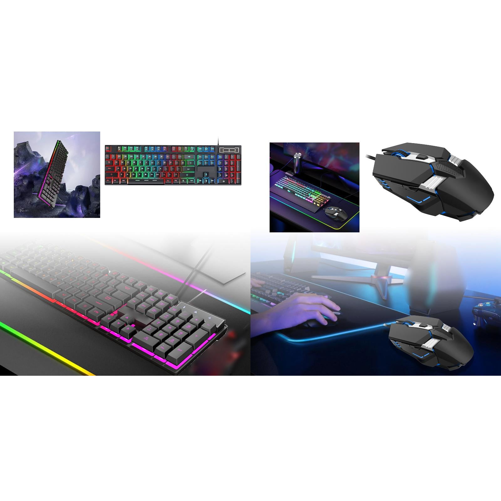 mechanical gaming keyboard Keybinds Rapid Fire Button computer game ...