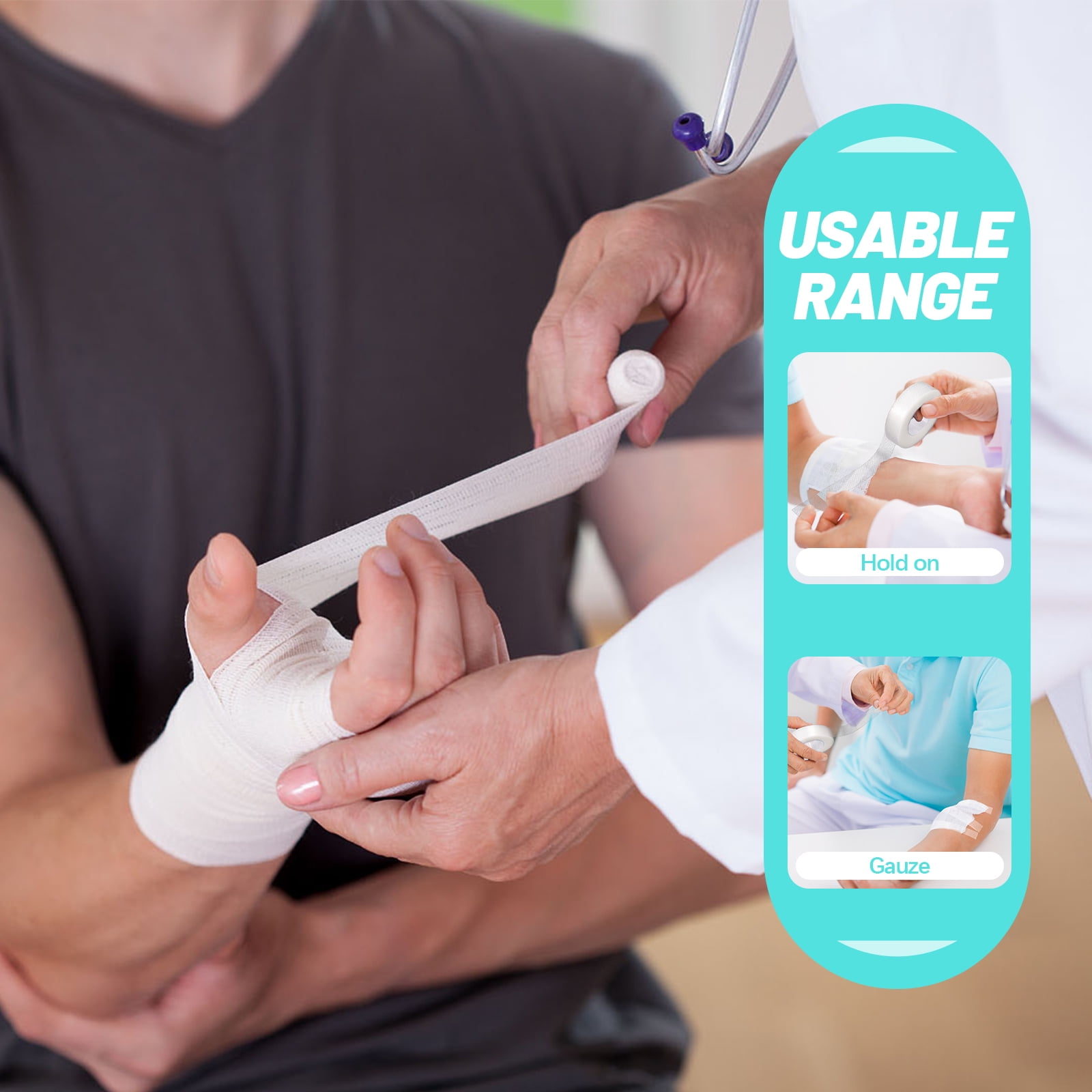 medical tape 12 Rolls of Hospital Surgical Tapes First Aid Supplies ...