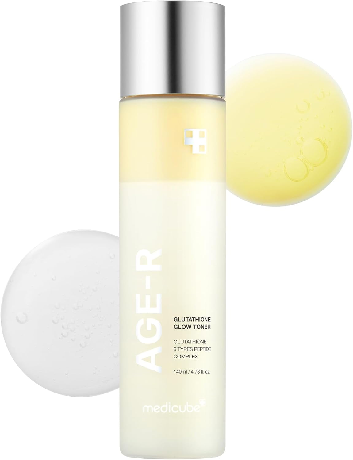medicube Age-R Glutathione Glow Milky Toner, Low-Irritation Double ...