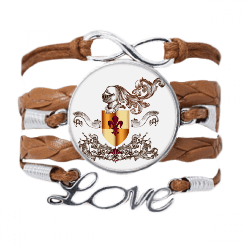 medieval knights of eu armor emblem bracelet love chain ornament ...