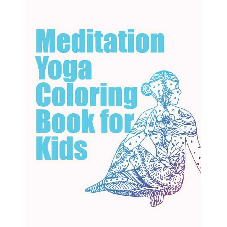 yoga kids coloring book