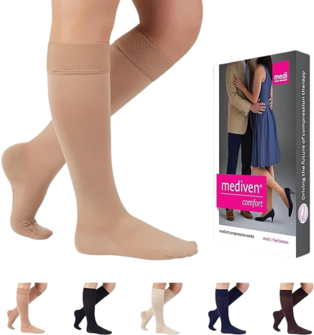 mediven Comfort for Women, 15-20 mmHg – Closed Toe Leg Circulation ...