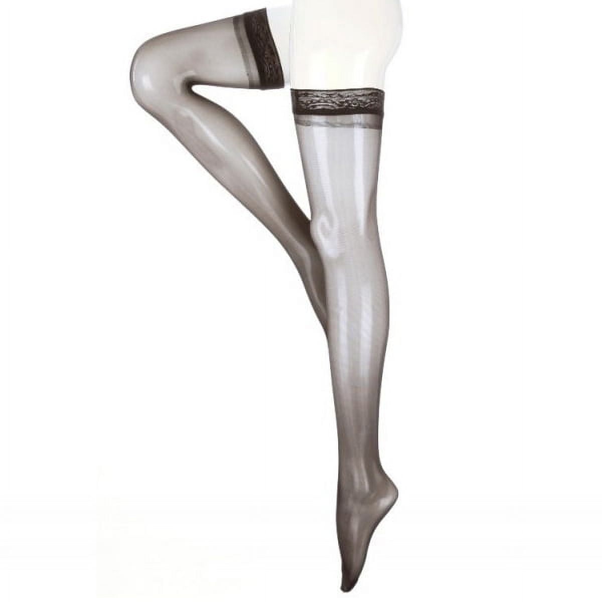 mediven sheer & soft for Women, 20-30 mmHg Thigh High w/Lace Silicone ...