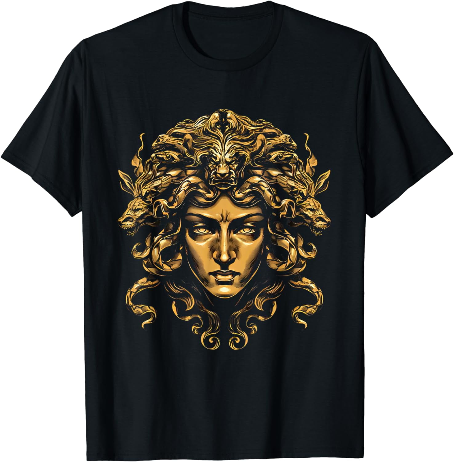 medusahead greek mythology ancient snake hair T-Shirt - Walmart.com