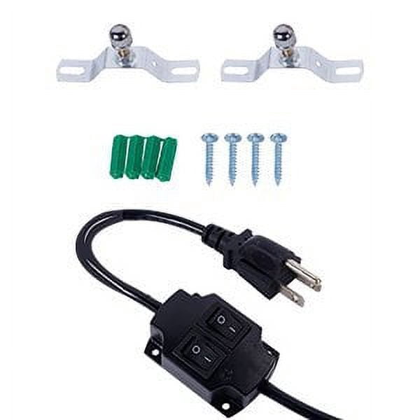mefeir 2 Packs 32'' LED Barber Pole Light Classic Style,Hair Salon ...