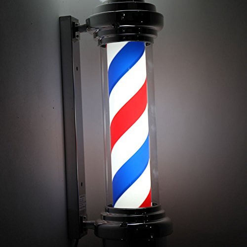 mefeir 32'' LED Barber Pole Light Classic Style,Hair Salon Barber Shop ...