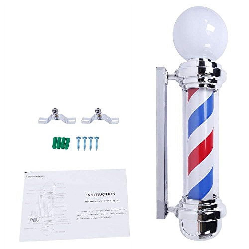 mefeir 32'' LED Barber Pole Light Classic Style,Hair Salon Barber Shop ...