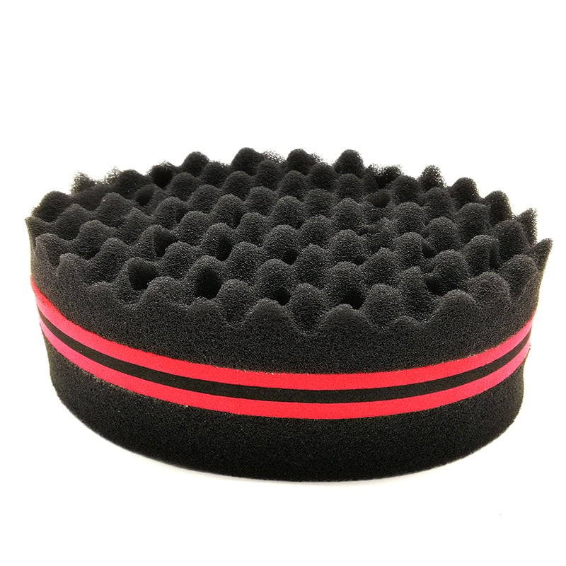 meihan 1 Piece Short Hair Twist Sponge with Big Holes,Barber Tool for ...