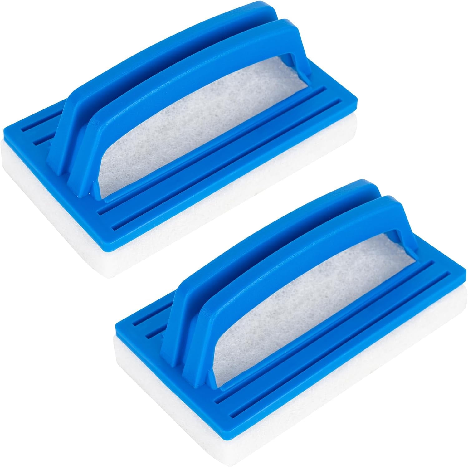 meihan 2 Pack Hand - Held Pool Scrub Brush,Heavy - Duty for Cleaning ...