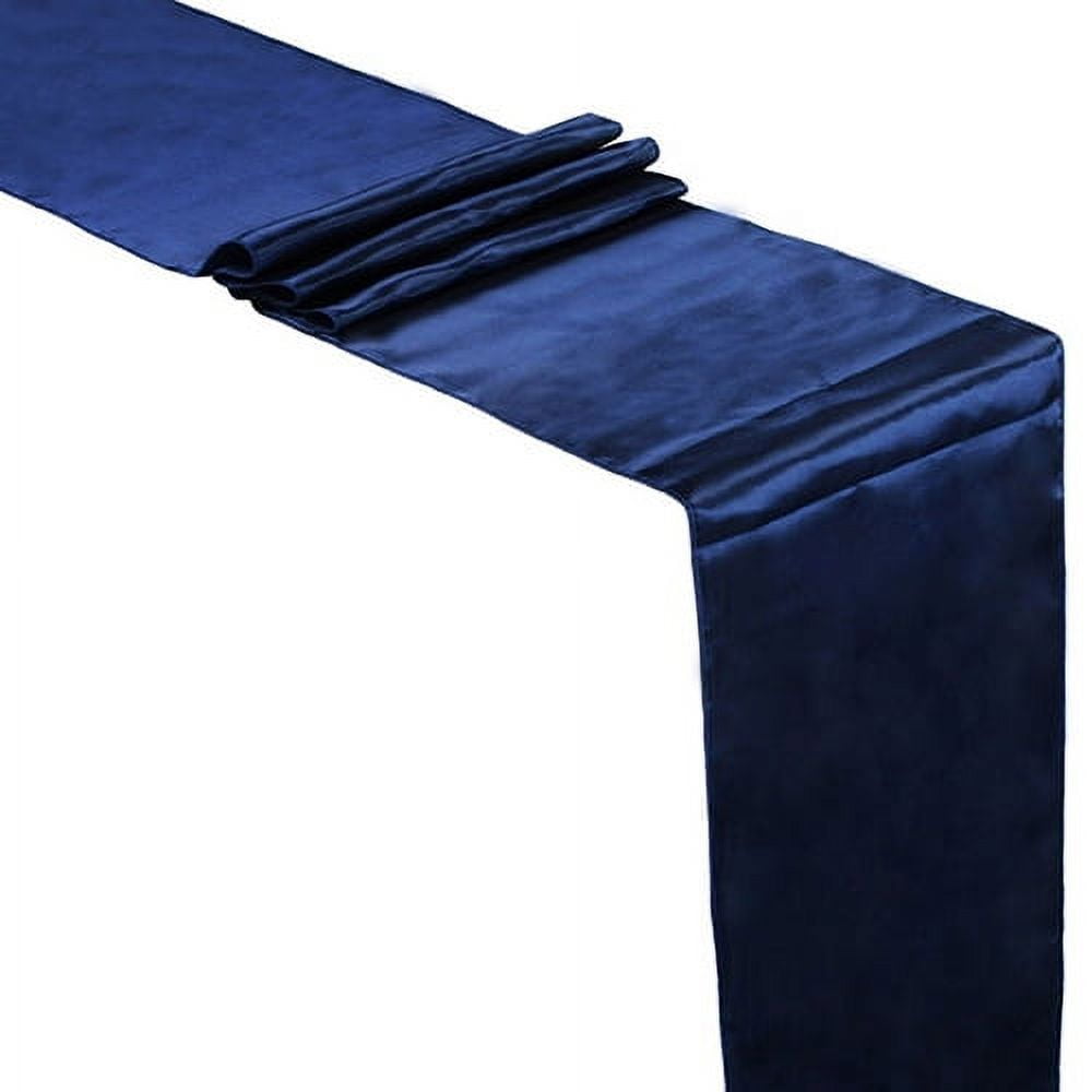 meijuhuga 12 x 108 Inch Satin Table Runner Wedding Venue Table ...