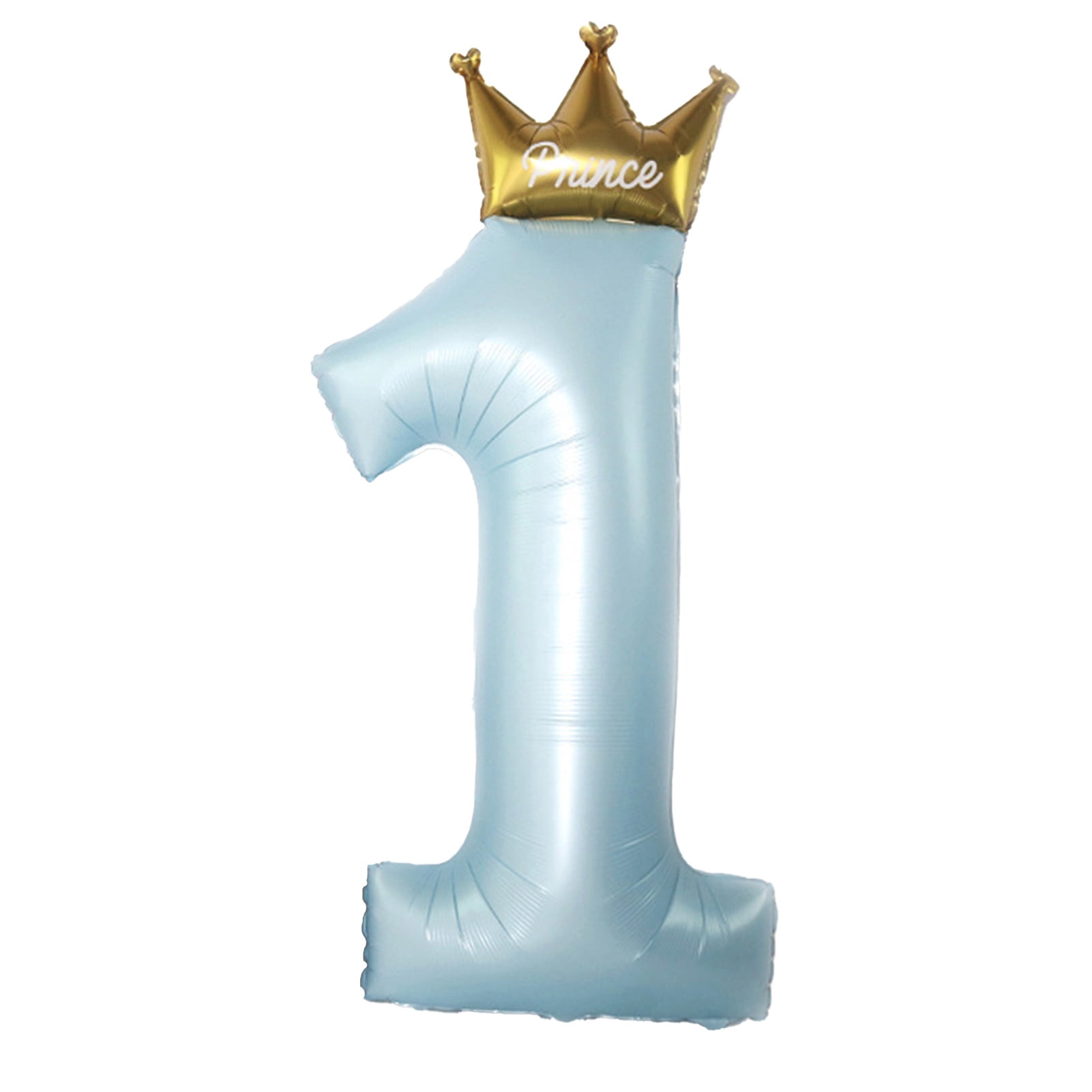 meijuhuga 40 Inch Large Size Crown Number 1 Children Balloon 1st ...