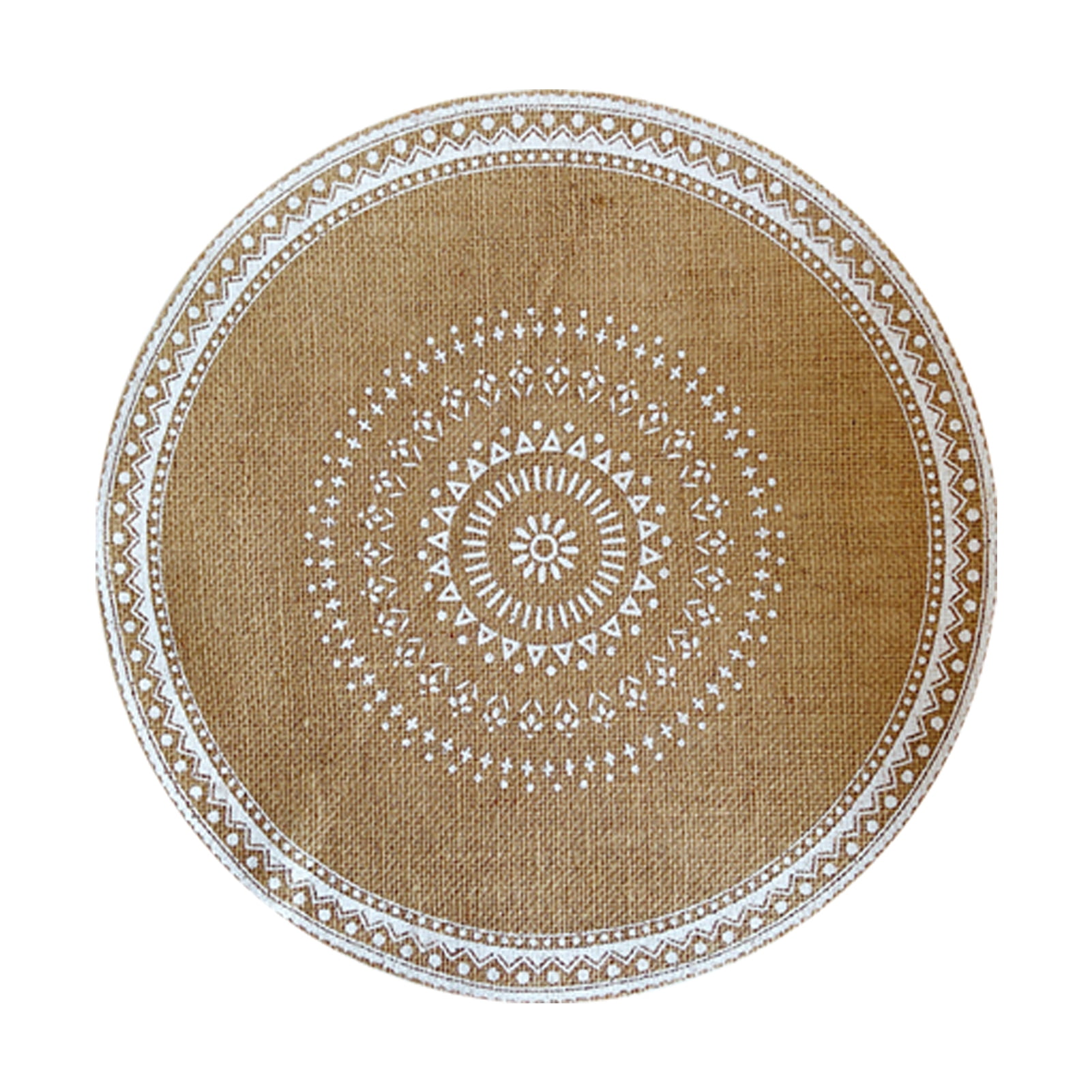 meijuhuga Rattan Trivet Mats Vintage Round Decorative Dining Table ...