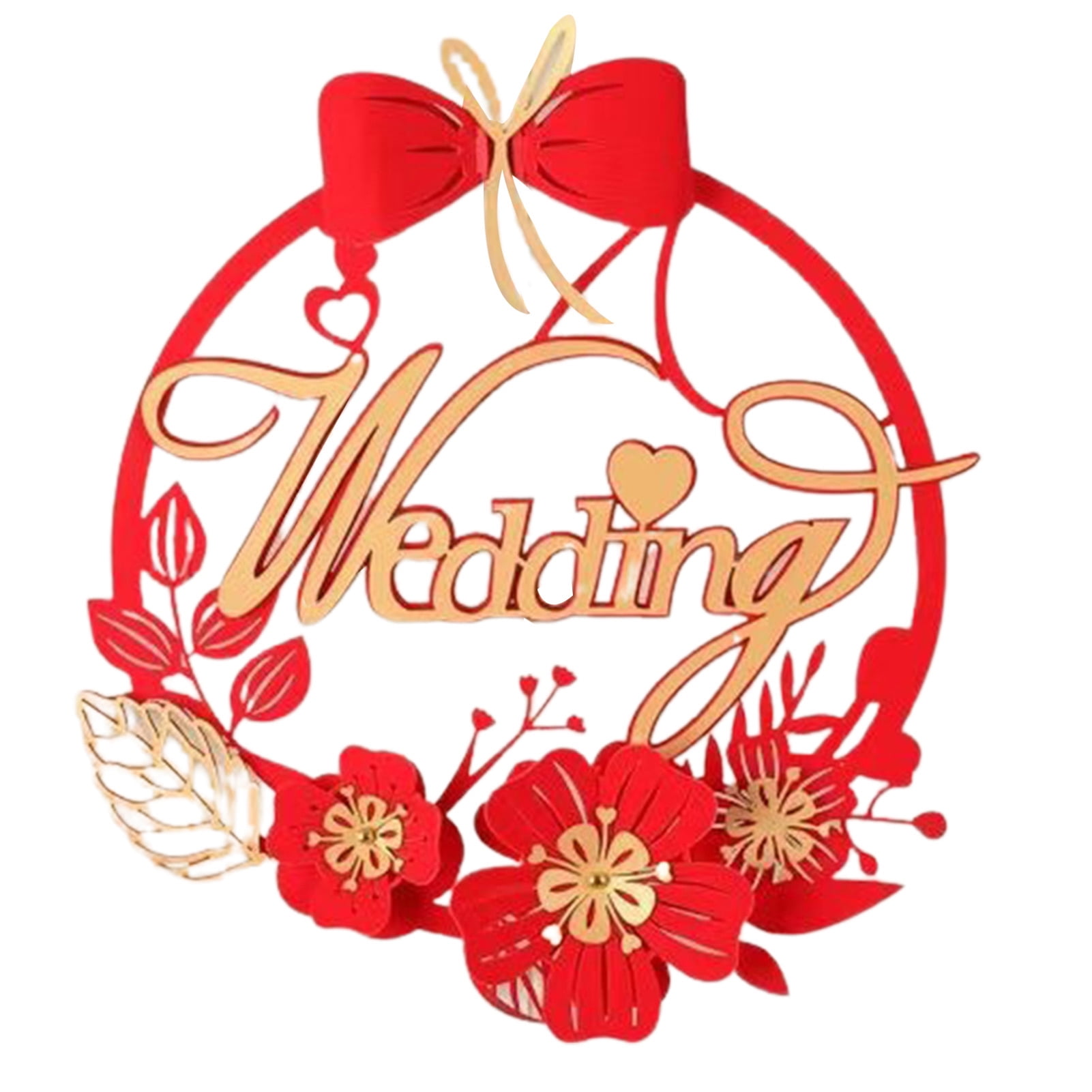 meijuhuga Traditional Chinese Wedding Wall Sticker Clear Texture Non ...