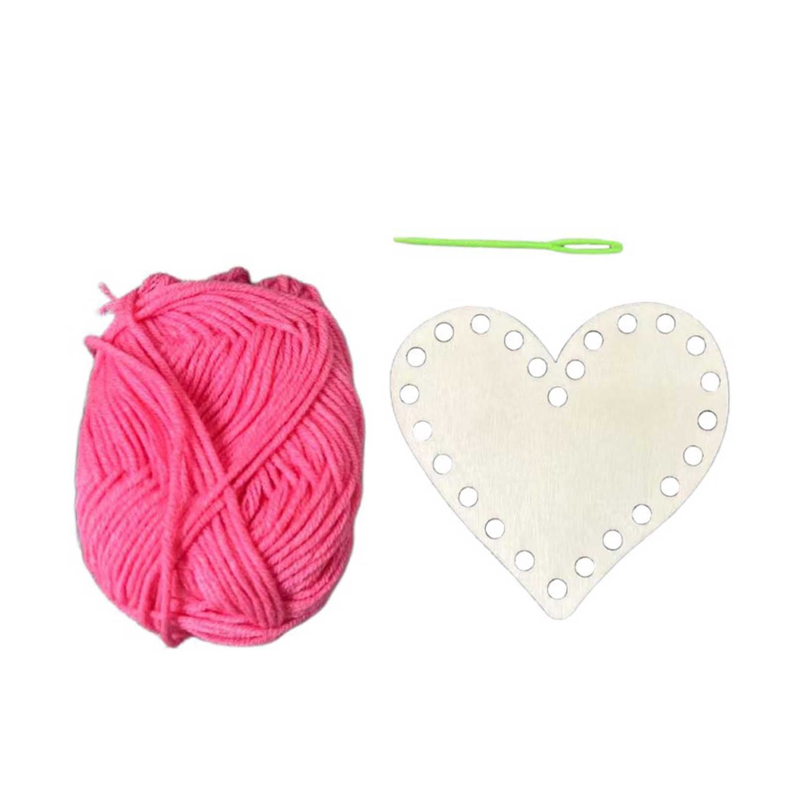 meijuhuga Wooden Knitting Kit,Wooden Knitting Kit for Beginners ...
