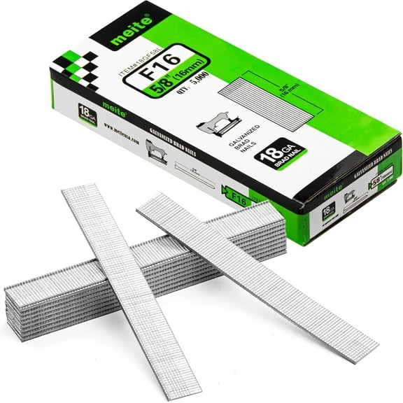 18 Gauge Brad Nails, 1-1/4-Inch 18GA Brad Nails, Galvanized Nail Gun ...