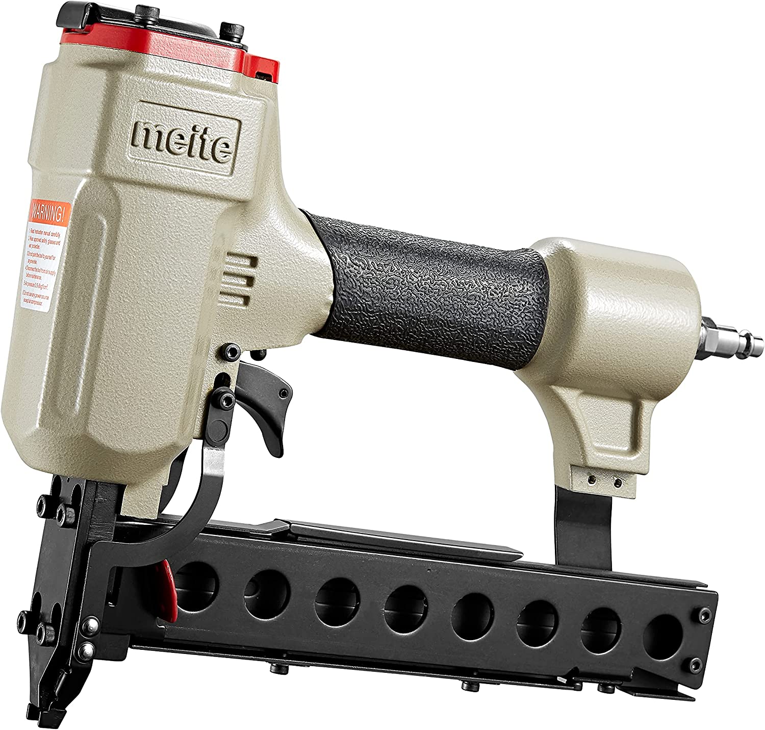 MEITE 440KB Pneumatic Staple Gun 18 Gauge 1/4" Crown Staples 5/8" to 1 ...