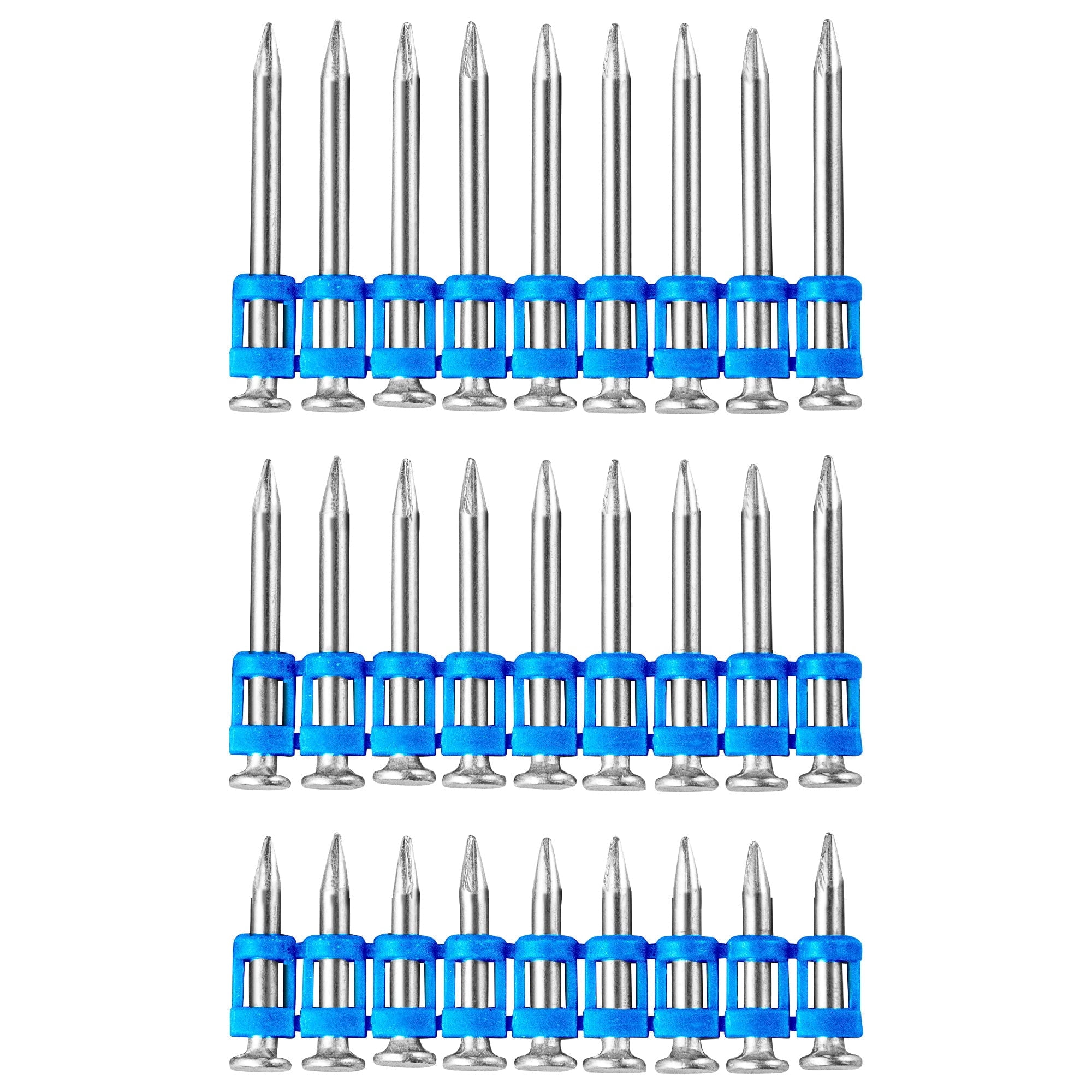 MEITE 1,000 pcs 12 Gauge 7/8" Length Concrete Nails, Smooth Shank ...