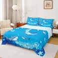 meiyoeat Ocean Shark Monogram C Bed Sheets For Boys,Water Themed Letter ...