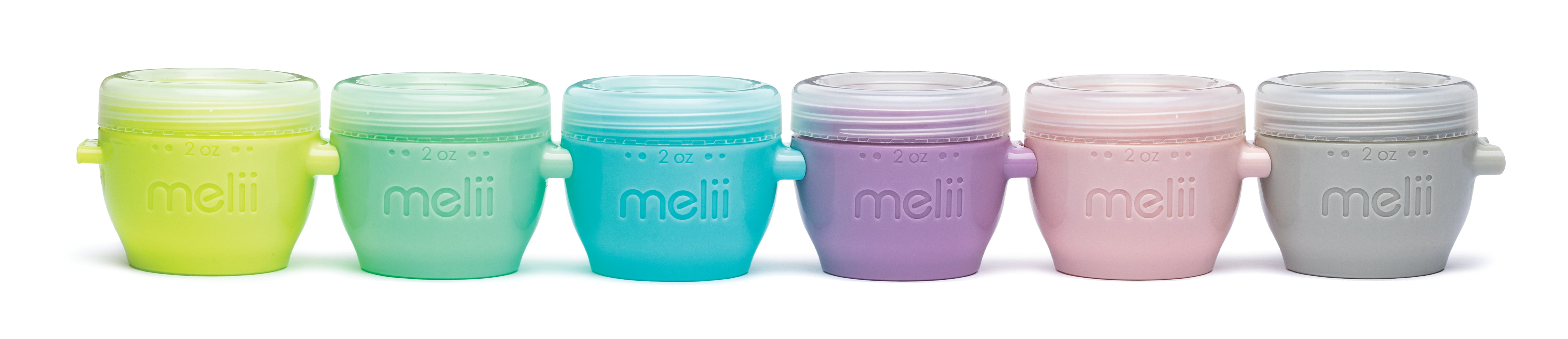 Melii Easy Infant Click & Go Pods for Baby Food and Snack Storage, 2 oz ...