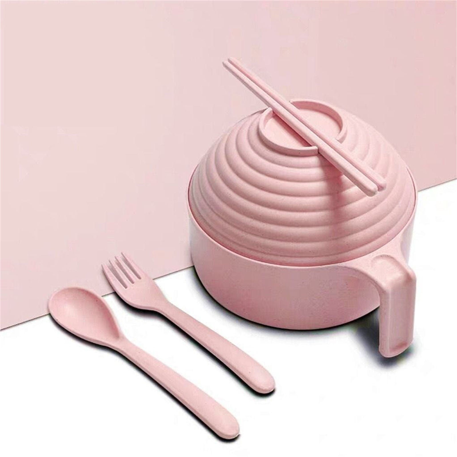 melotizhi 2PC Microwave Ramen Bowl With Lid Microwave Ramen Bowl Set ...