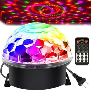 Lightahead® 6 Inch 360 Degree Rotating LED Disco Ball Light - Walmart.com
