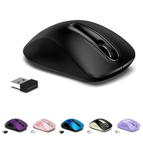 Onn 5-Button Wireless Bluetooth Mouse, Ergonomic Design, USB-A Nano ...