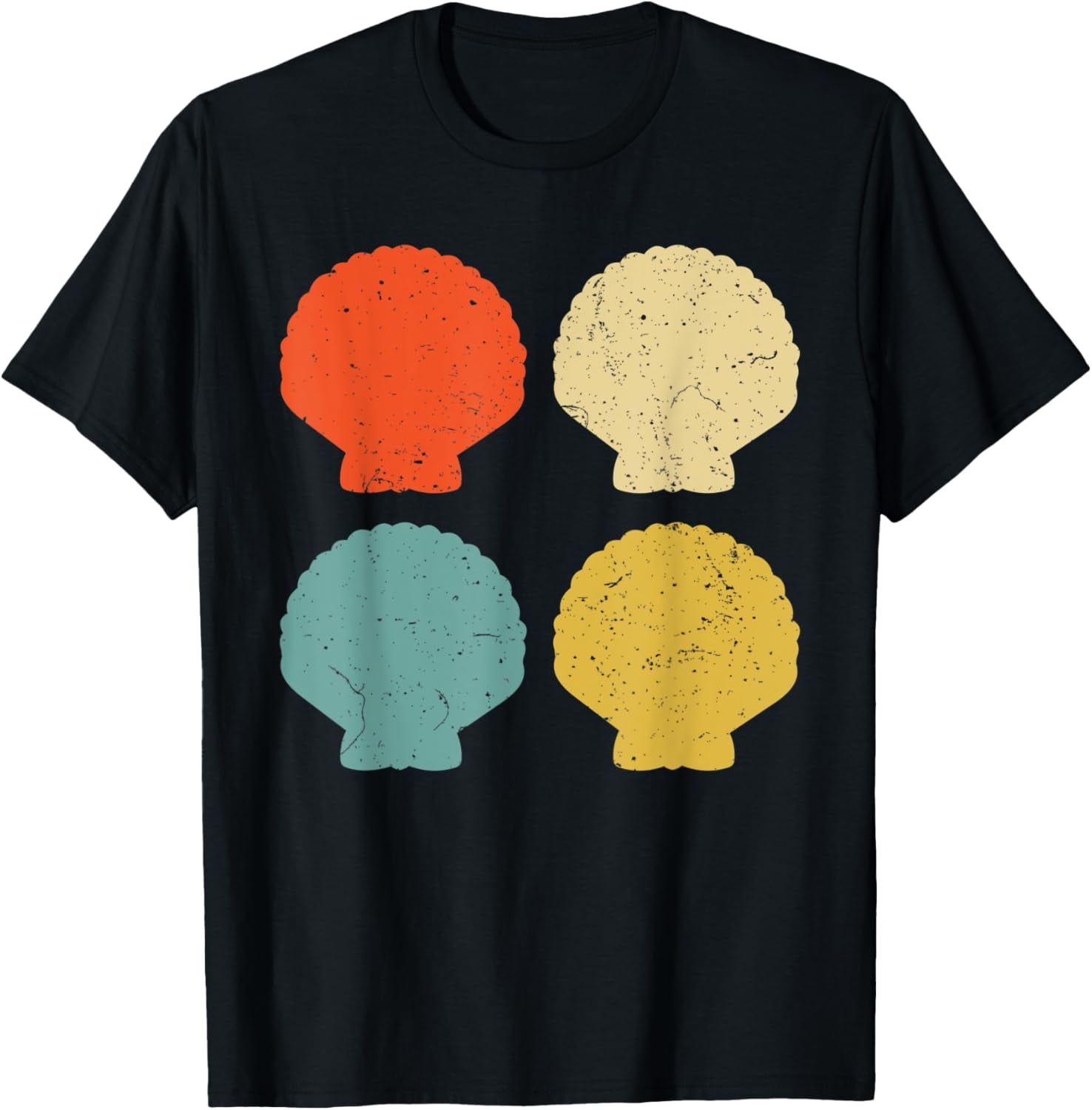 men and women can wear，70s 80s Retro Seashell Clothes Vintage Clam Sea ...