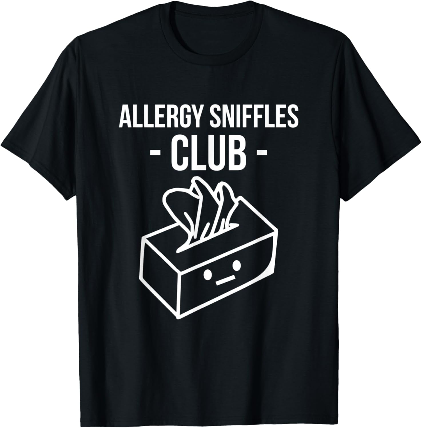 men and women can wear，Allergy Sniffles Club Hay Fever T-Shirt ...