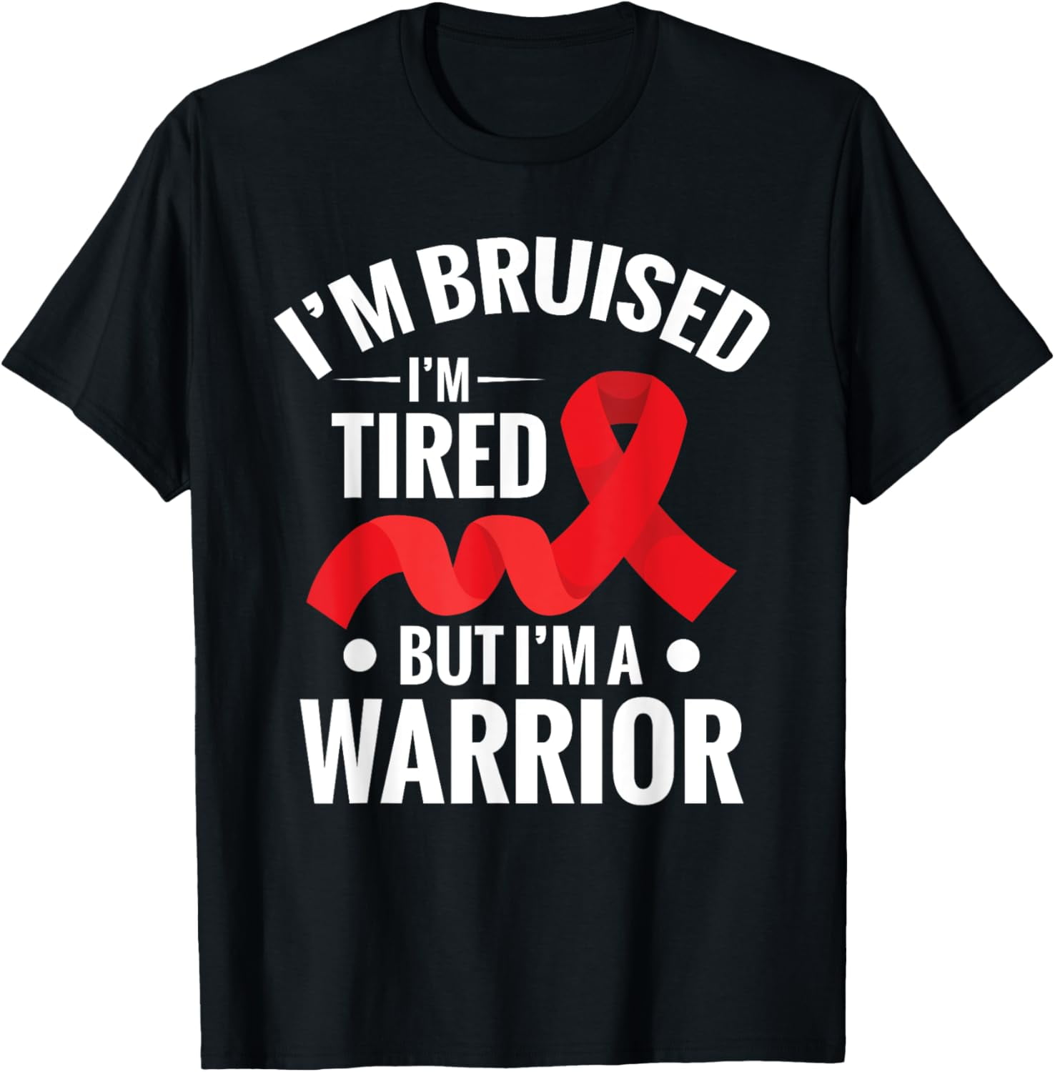 men and women can wear，Aplastic Anemia Awareness Red & White Ribbon ...