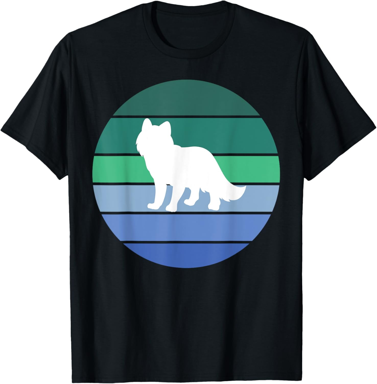 men and women can wear，Arctic Fox Retro Arctic Fox Lover Arctic Foxes T ...