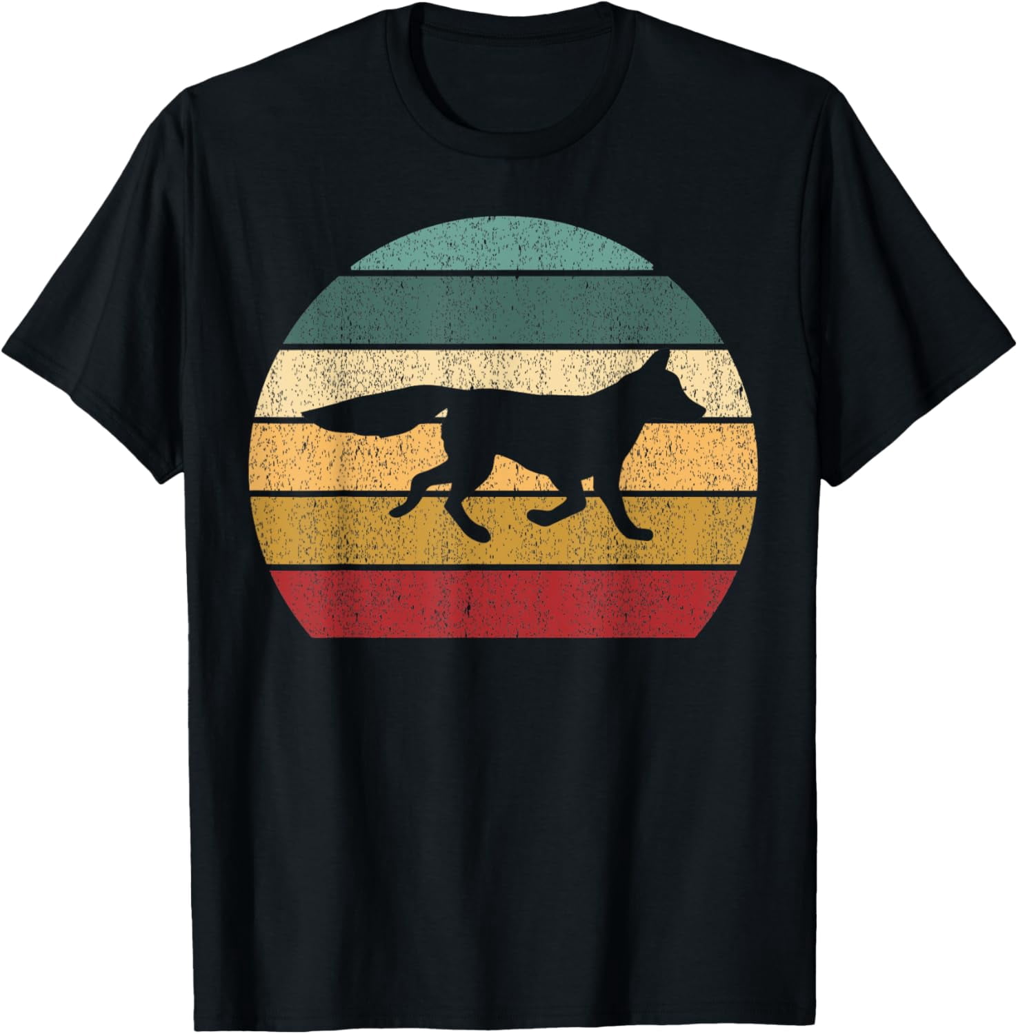men and women can wear，Arctic Fox Retro Vintage 70s 80s Style T-Shirt ...