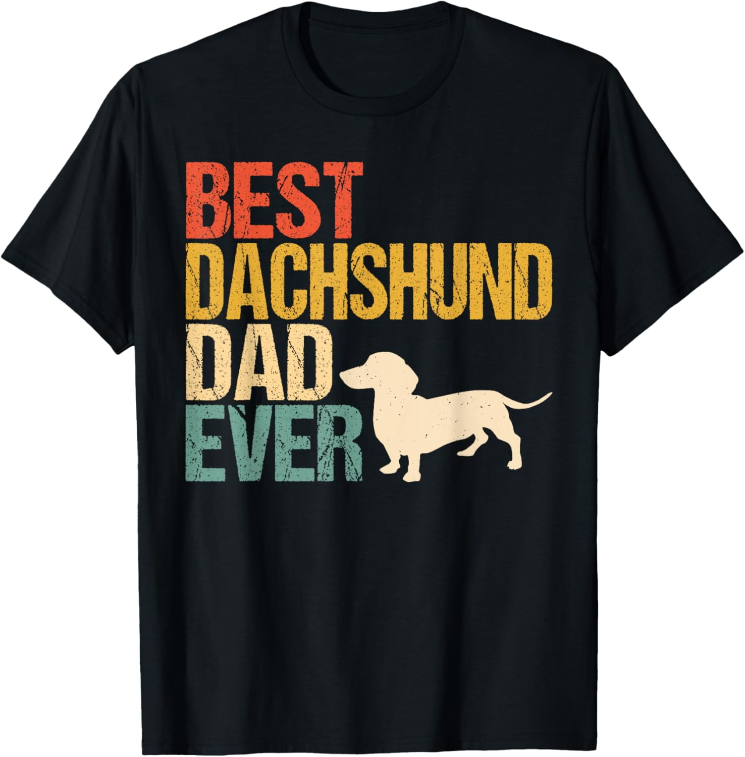 men and women can wear，Best Dachshund Dad Doxie Dad Dor Father's Day T ...