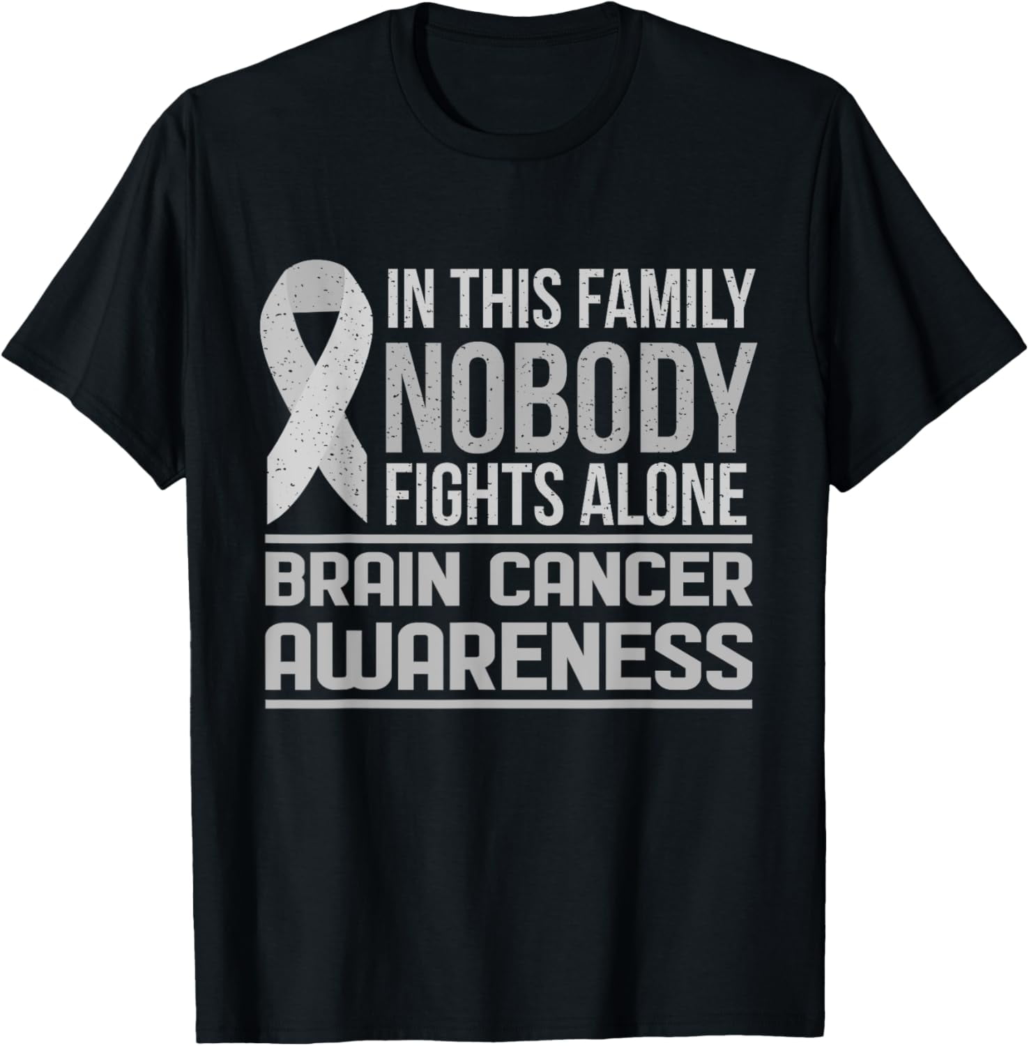 men and women can wear，Brain Cancer Awareness Shirt Wear Gray Fight ...