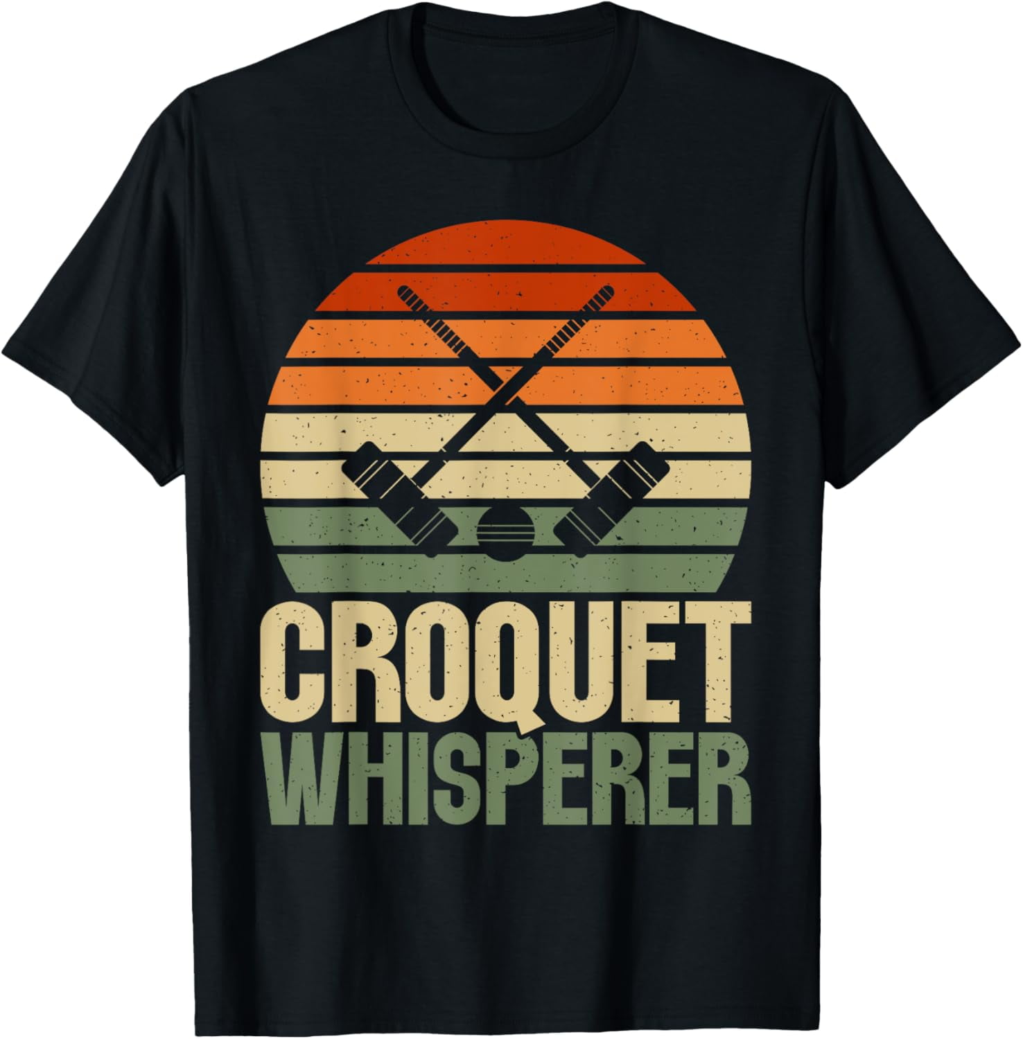 men and women can wear,Croquet Whisperer Croquet T-Shirt - Walmart.com