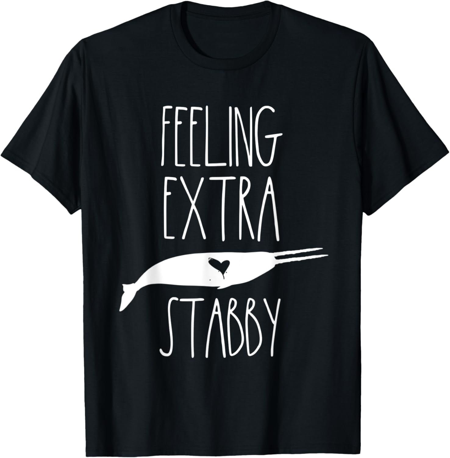 men and women can wear，Feeling Stabby Narwhal Gifts For Girls Two ...
