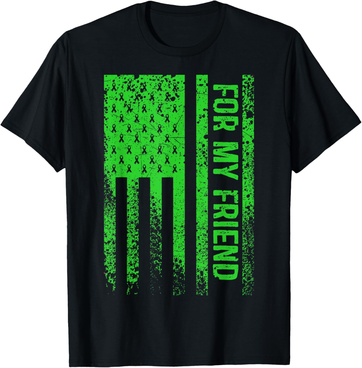 men and women can wear，For My Friend Liver Disease Awareness T-Shirt ...