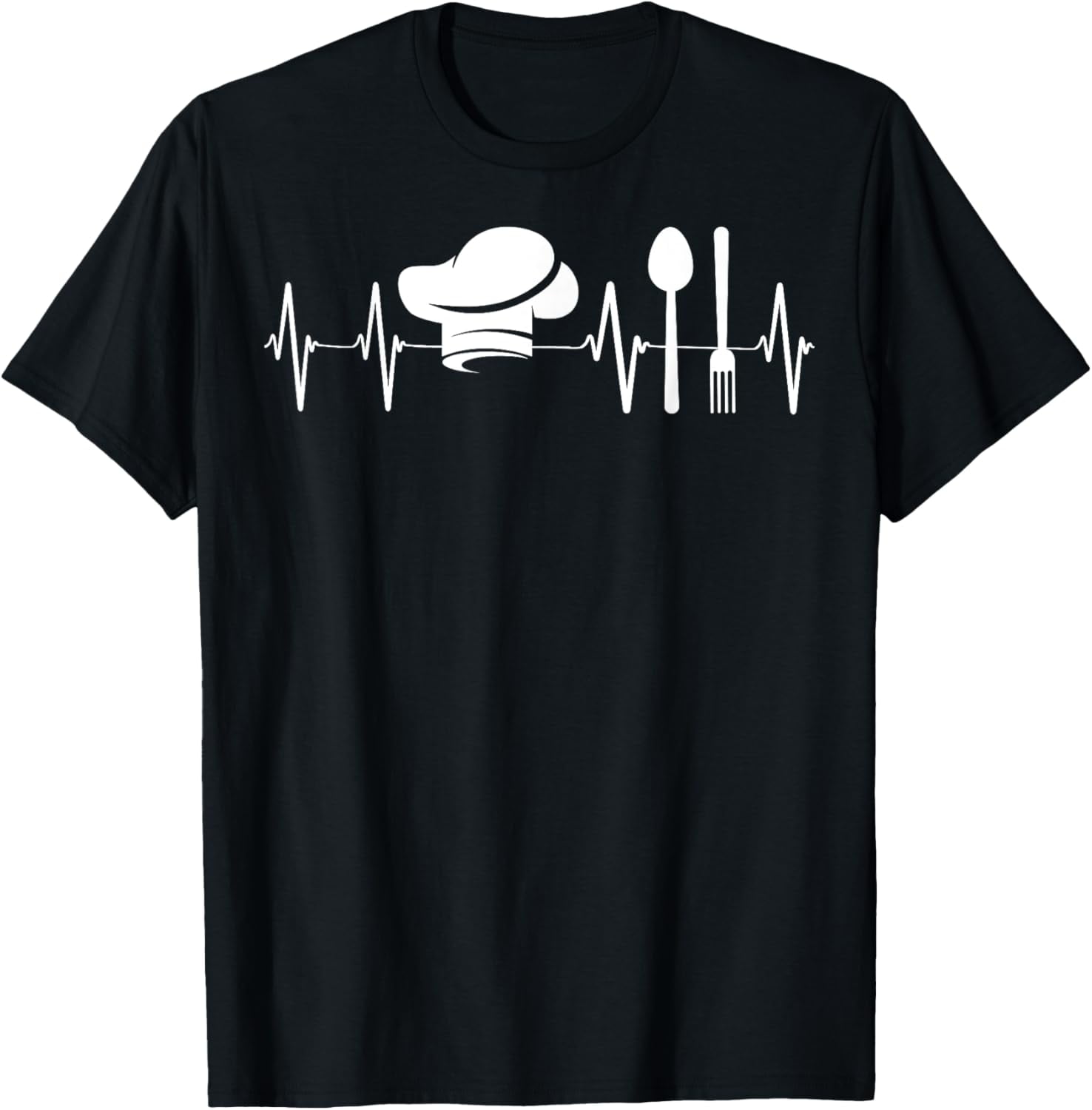 men and women can wear，Funny Cook Shirt, Cooking Heartbeat Shirt for ...