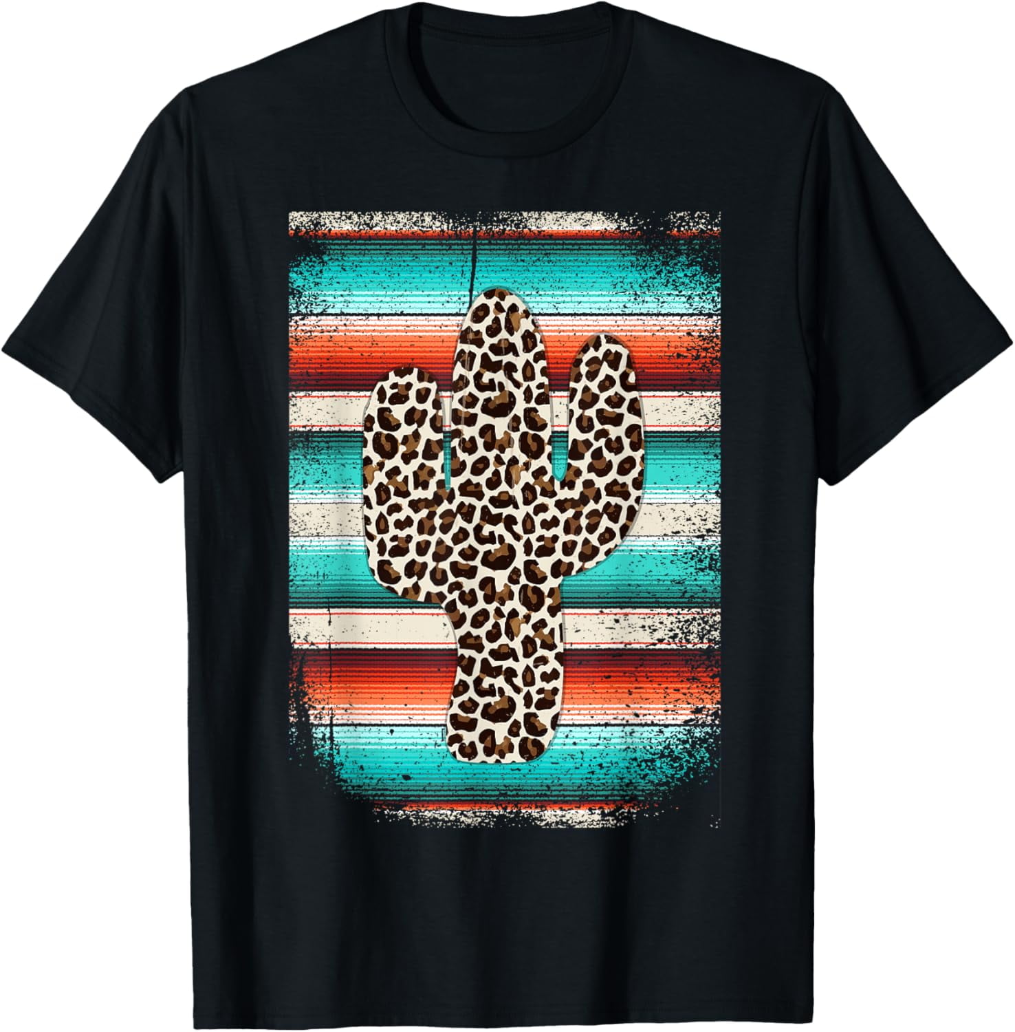 men and women can wear，Funny Leopard Cactus Serape Cactus print ...