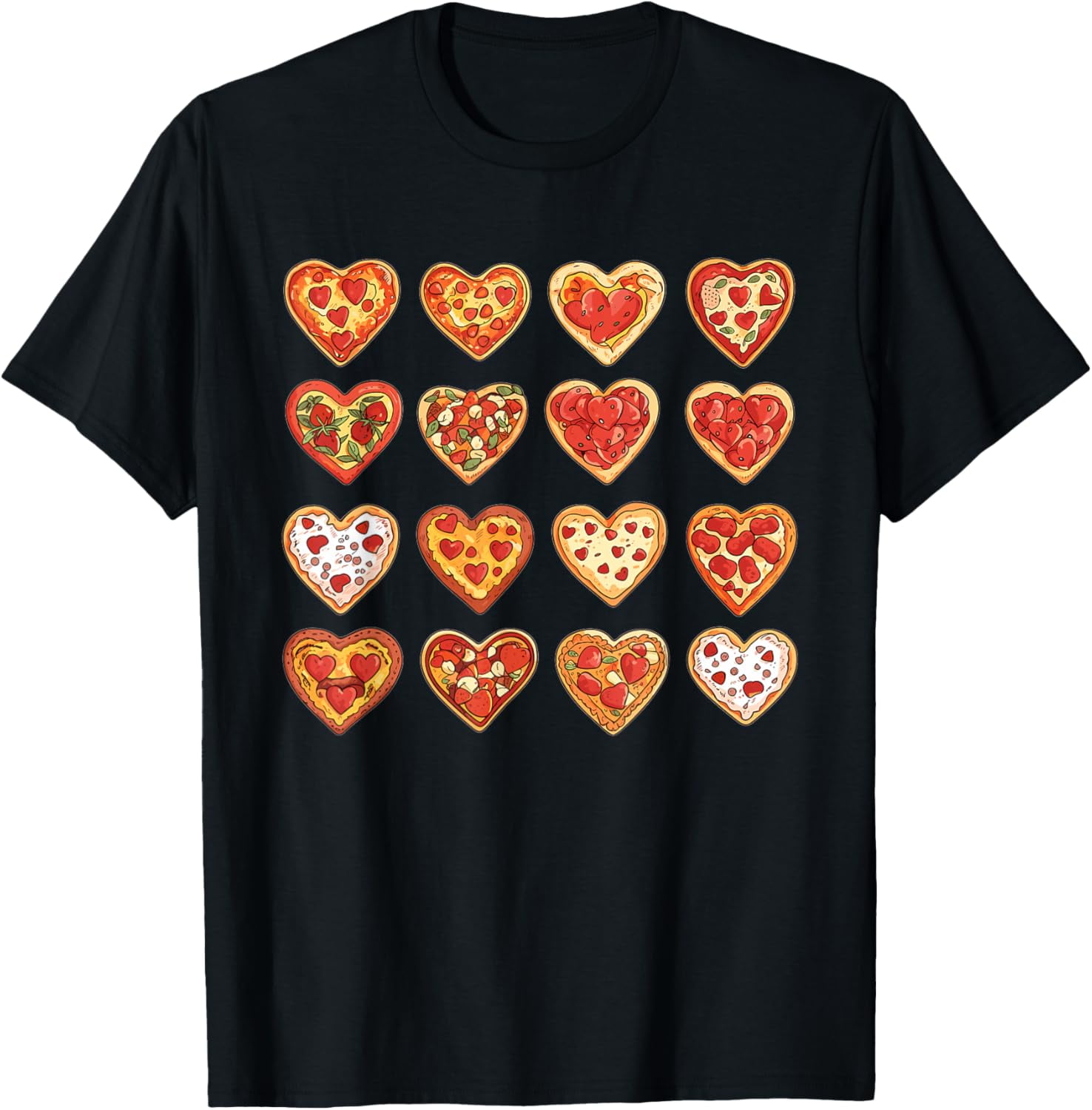 men and women can wear,Heart Shaped Pizza Pattern Funny Pizza Party ...