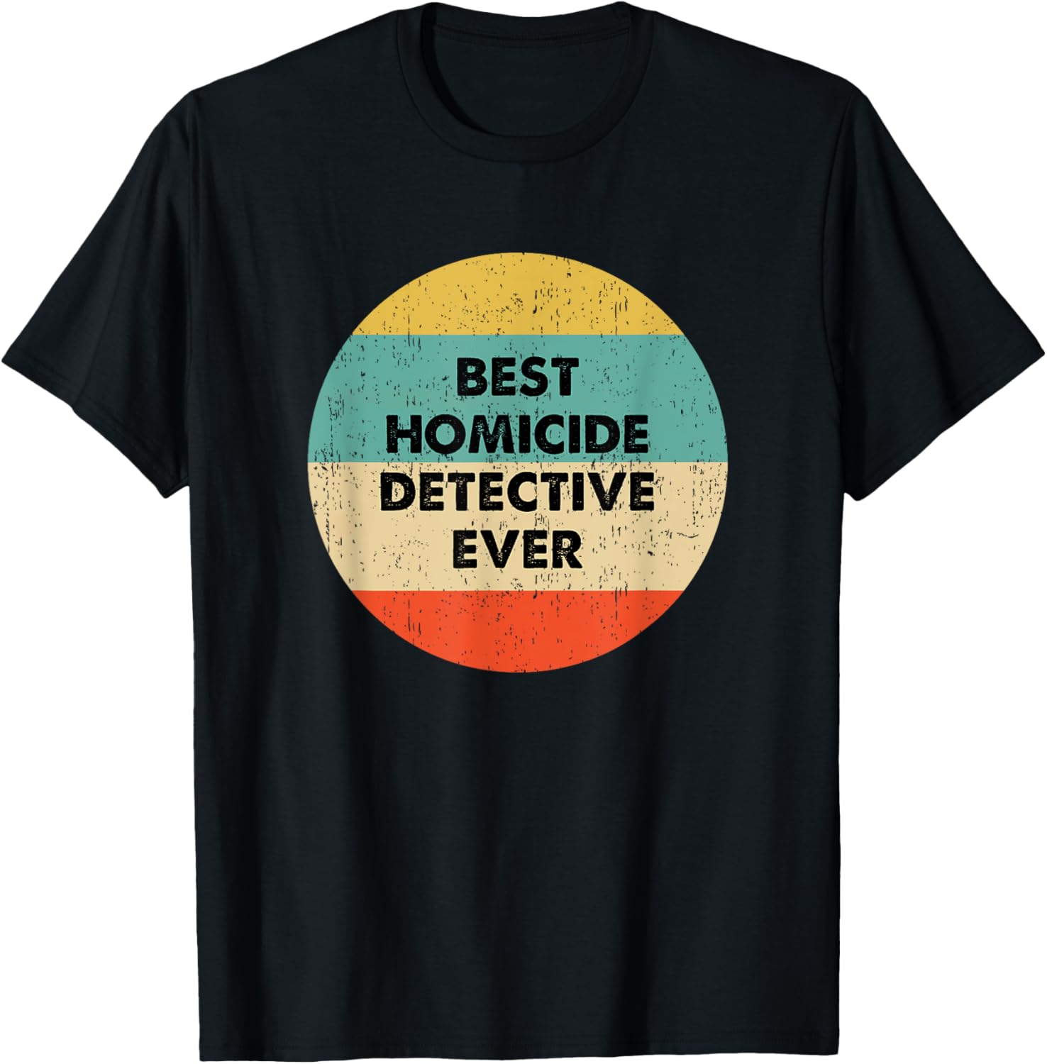 men and women can wear，Homicide Detective T-Shirt - Walmart.com